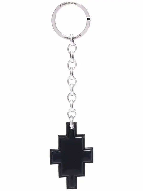 COUNTY OF MILAN Marcelo Burlon Cross Pendant Keyring