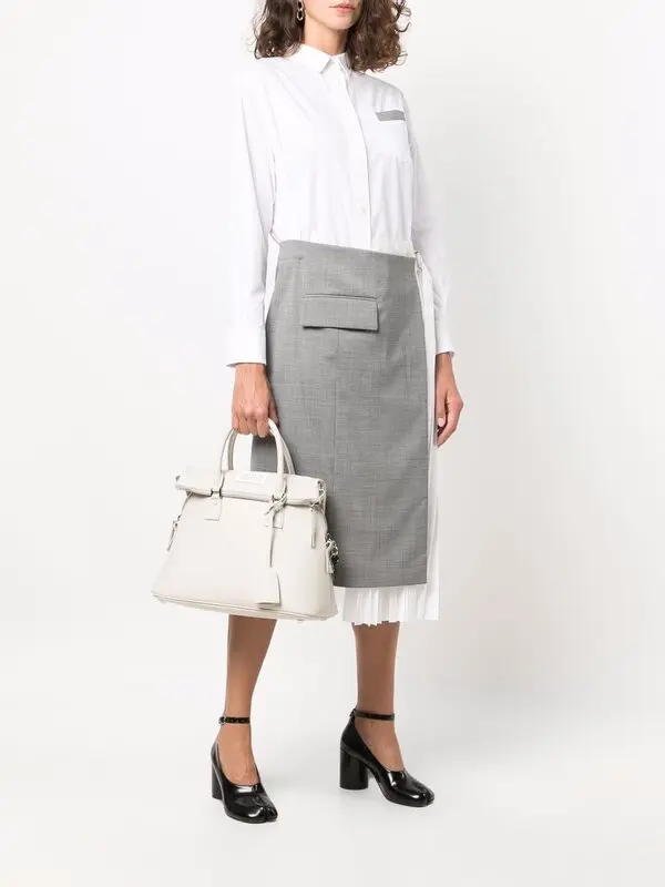 MAISON MARGIELA Medium 5ac Shoulder Bag - Neutrals