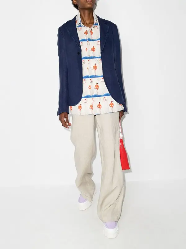 KENNETH IZE X Karl Single-breasted Blazer