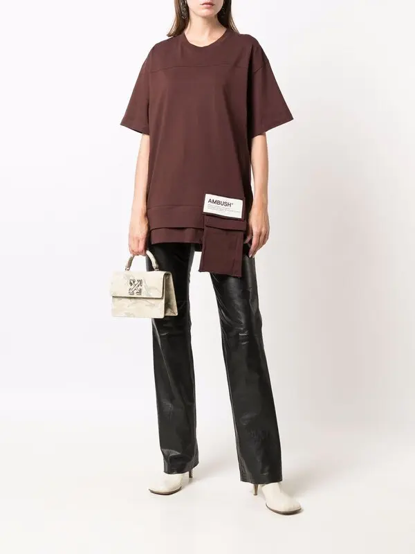 AMBUSH Waist Pocket T-shirt - Brown