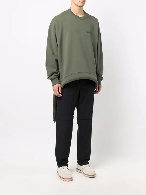 AMBUSH Sweatshirt With Fringed Hem