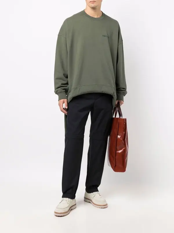 AMBUSH Sweatshirt With Fringed Hem