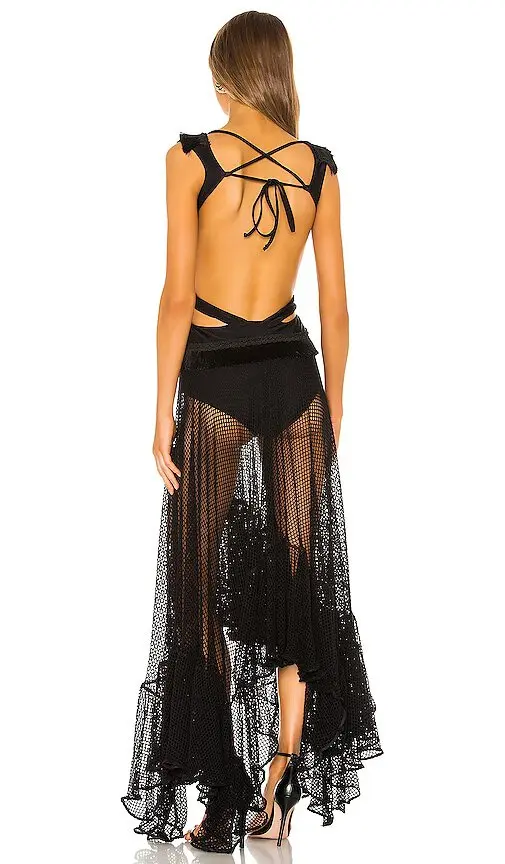 Patbo Camila Beach Dress - Black | Editorialist