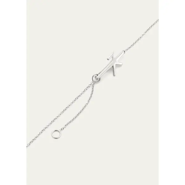 Nikos Koulis 18k White Gold Diamond And Pendant