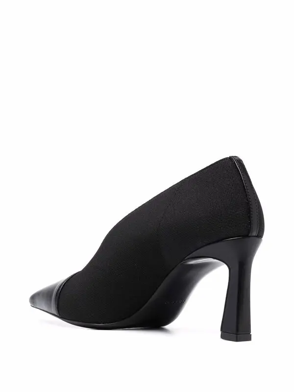 POLLINI Pointed-toe Panelled Pumps