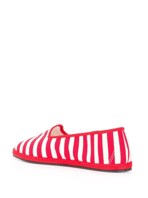 VIBI VENEZIA Striped Canvas Espadrilles