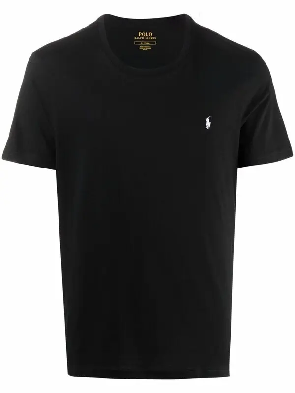 Polo Ralph Lauren Polo Pony-embroidered Cotton T-shirt - Black