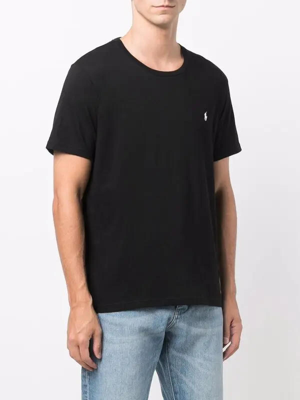 Polo Ralph Lauren Polo Pony-embroidered Cotton T-shirt - Black