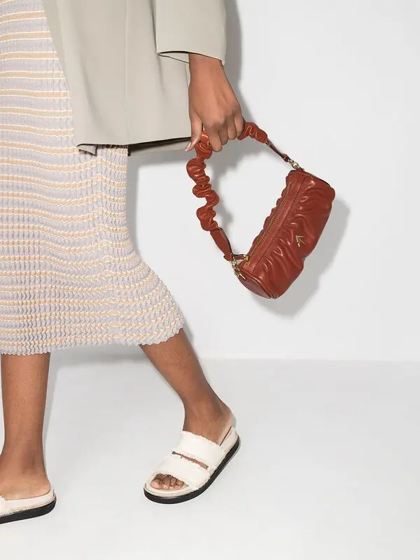 Manu Atelier Mini Cylinder Shoulder Bag