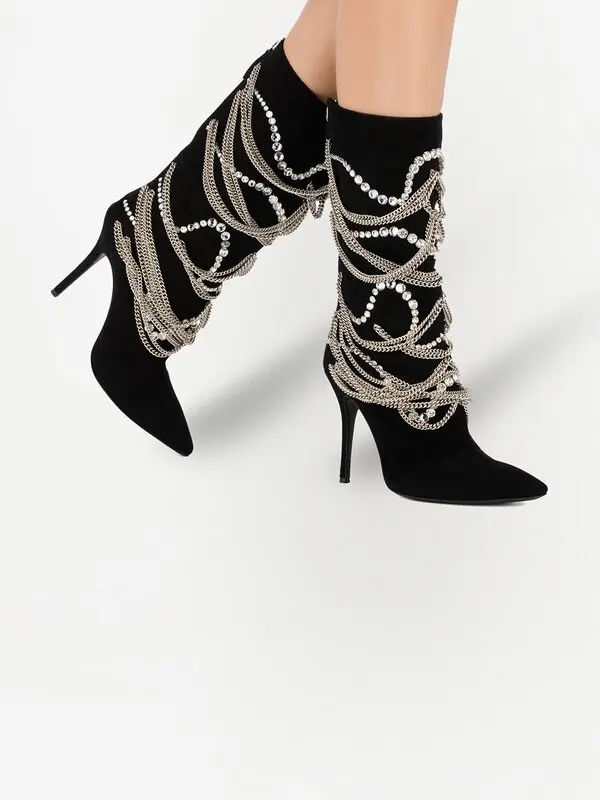 GIUSEPPE ZANOTTI Sheena Embellished Boots