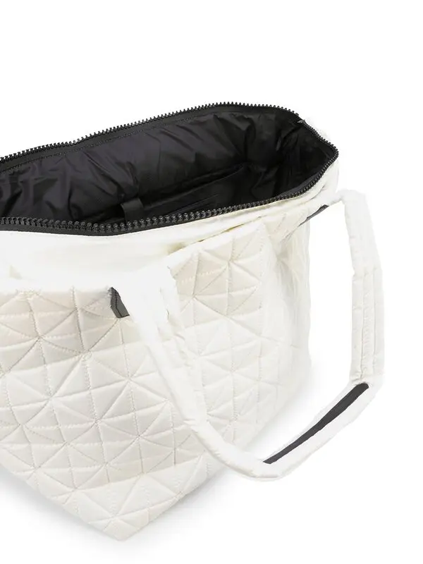 VEECOLLECTIVE Quilted Geometric Tote Bag