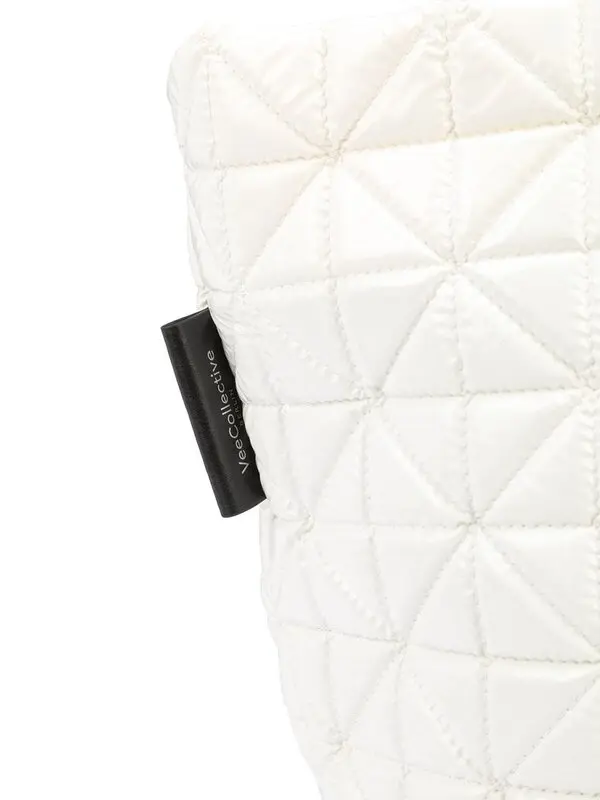 VEECOLLECTIVE Quilted Geometric Tote Bag