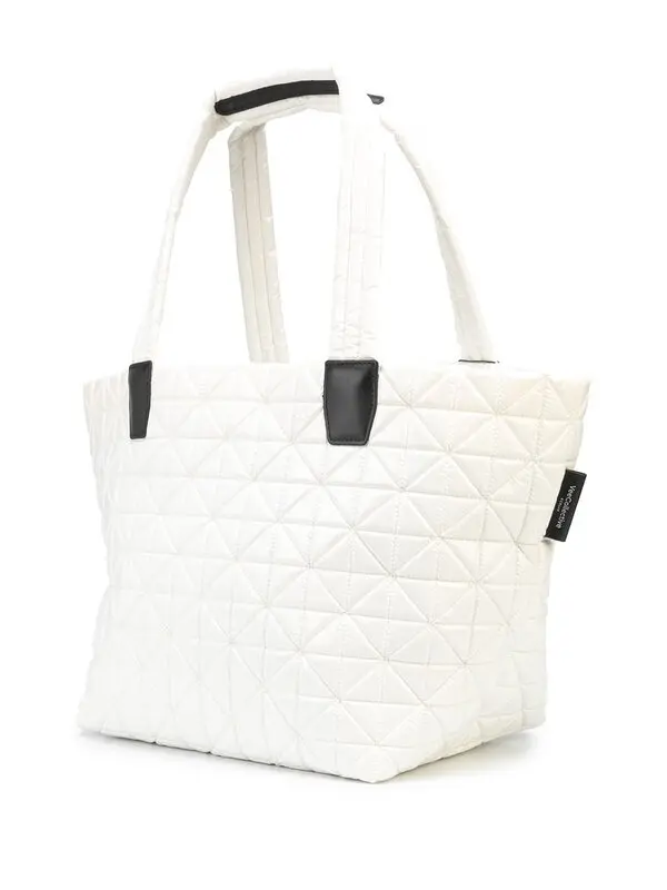 VEECOLLECTIVE Quilted Geometric Tote Bag