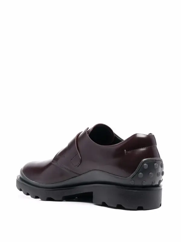 TOD'S Leather Monk Strap Shoes