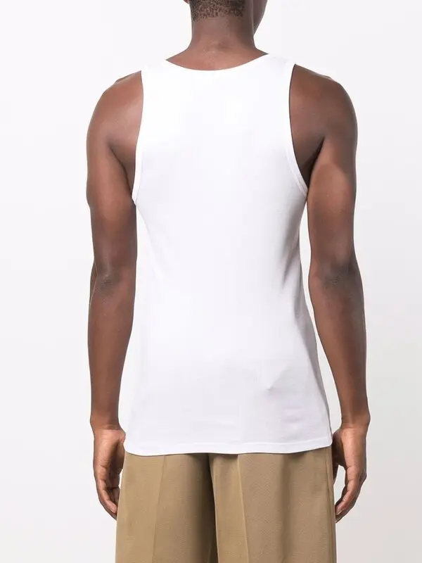 TOM FORD Sleeveless Cotton-blend Tank Top - White