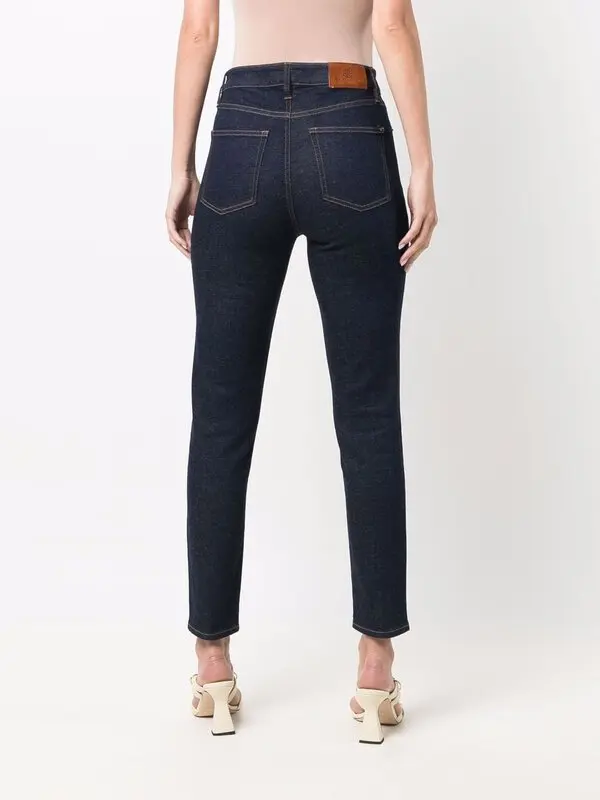 Ralph Lauren High-rise Skinny Ankle - Blue