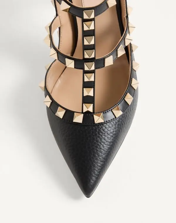 Valentino Garavani Rockstud Ankle Strap Pumps - Black