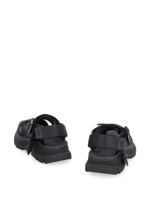 Alexander McQueen Tread Flat Sandals - Black