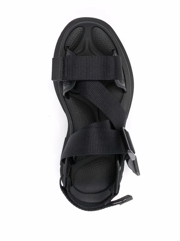 Alexander McQueen Tread Flat Sandals - Black