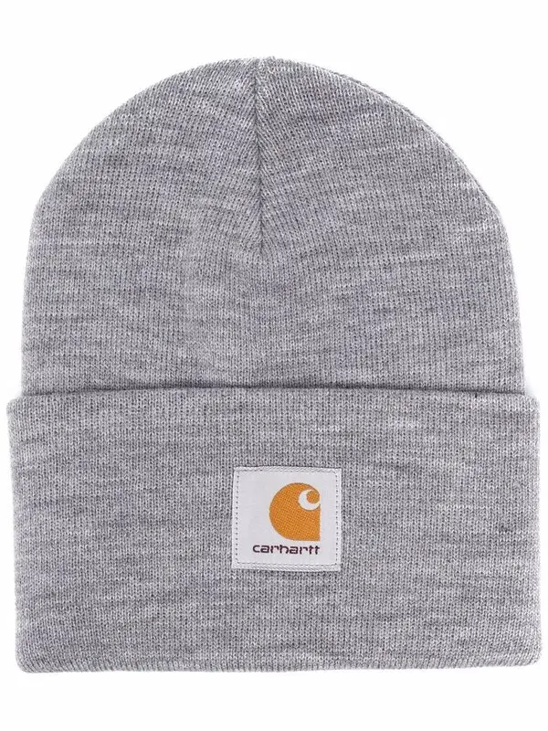Carhartt Work In Progress Logo Patch Knitted Beanie