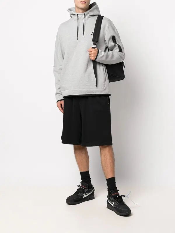 Nike Logo-print Hoodie - Grey
