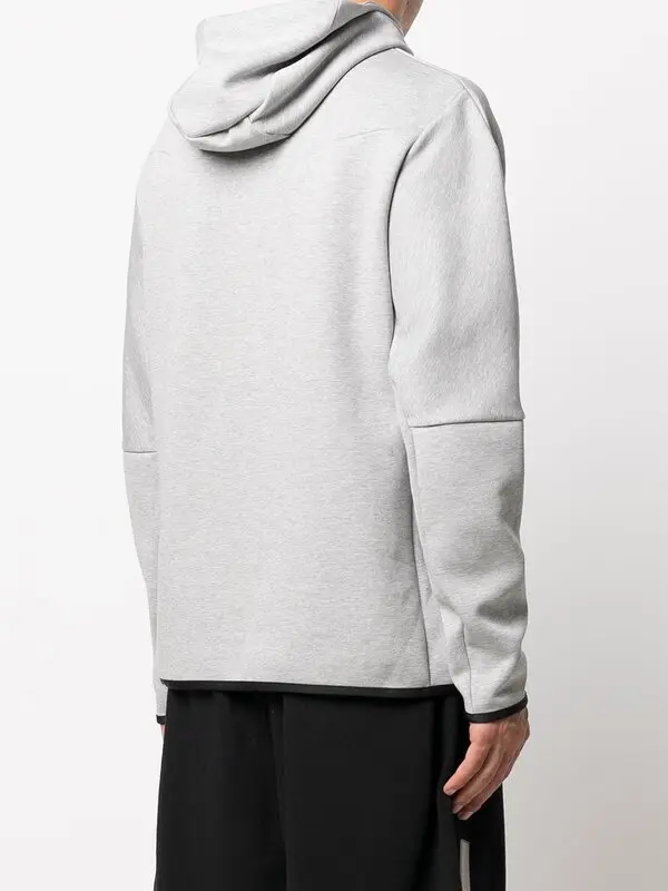 Nike Logo-print Hoodie - Grey