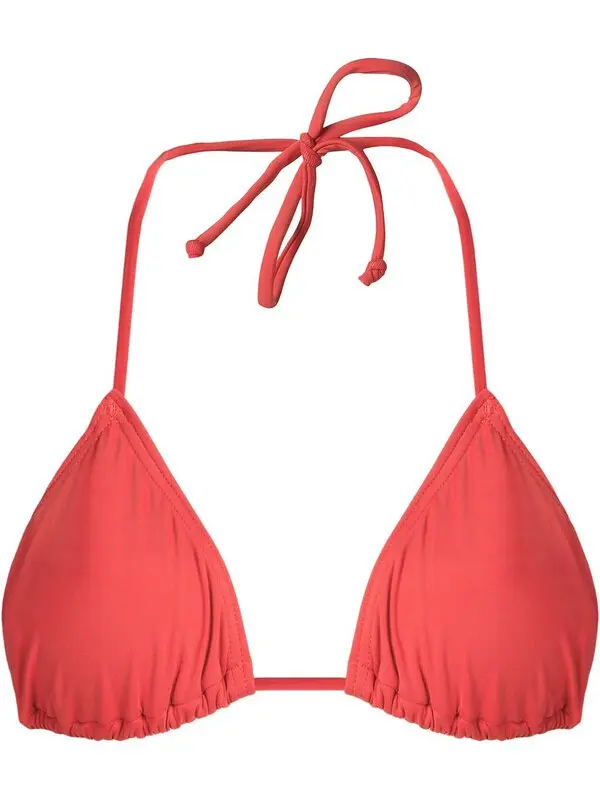 AMIR SLAMA Triangle Bikini Top - Red