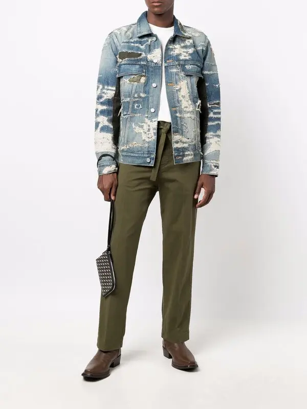 Givenchy Distressed-effect Denim Jacket