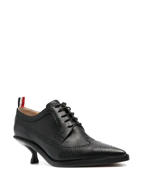 Thom Browne Longwing Brogues With Sculpted Heel - Black
