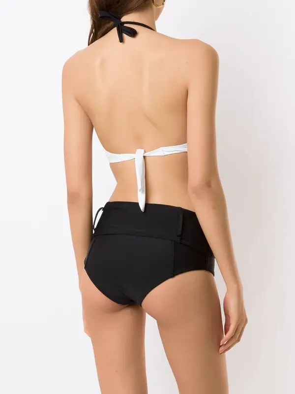AMIR SLAMA Two-tone Bikini Set