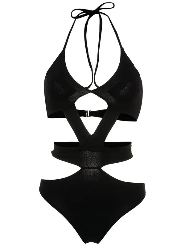 AMIR SLAMA Cut-out Swimsuit - Black