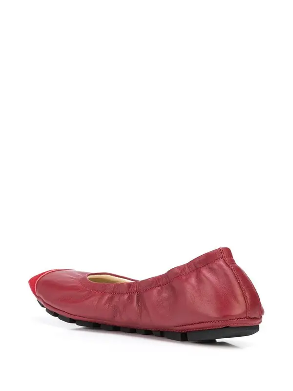 MADISON.MAISON Contrast-toe Ballet Flats
