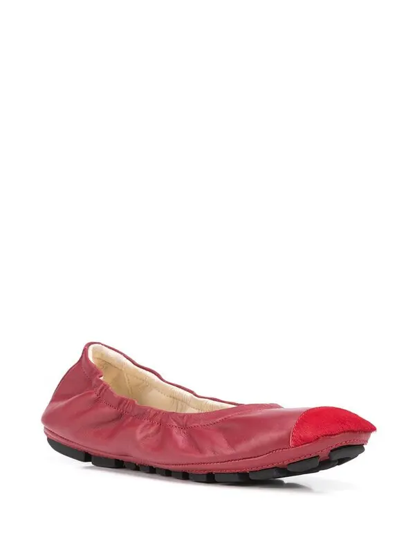 MADISON.MAISON Contrast-toe Ballet Flats