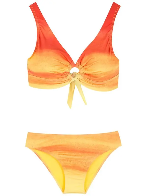 AMIR SLAMA Gradient-effect Bikini