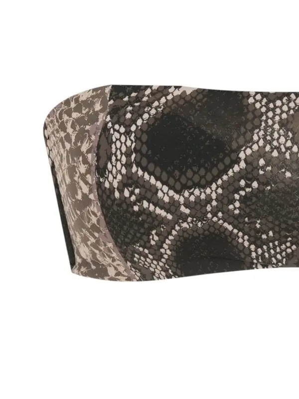 AMIR SLAMA Snakeskin Print Bikini