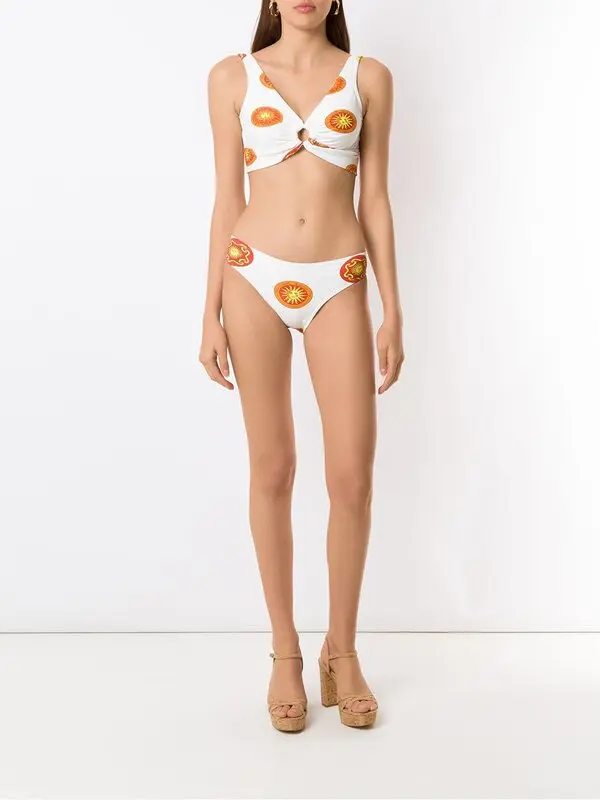 AMIR SLAMA Printed Bikini Set