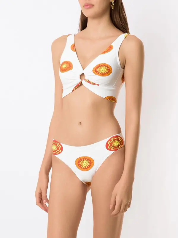 AMIR SLAMA Printed Bikini Set