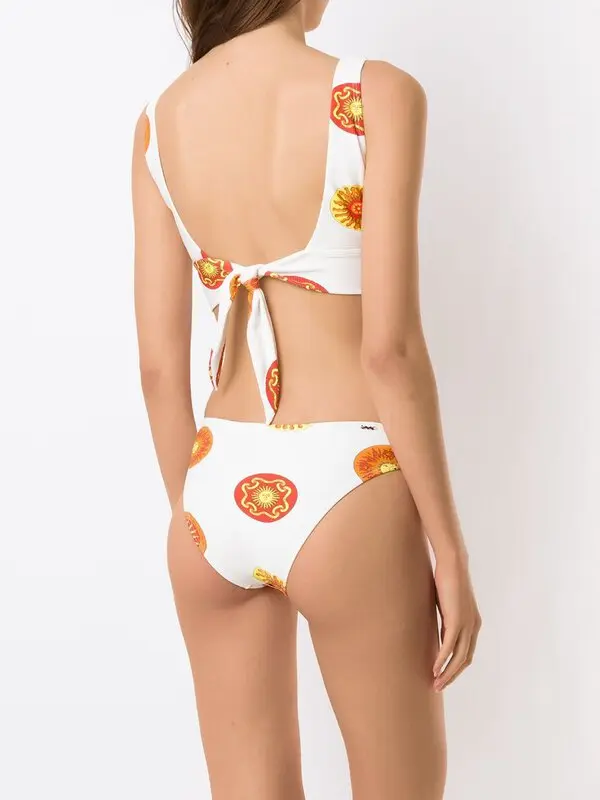 AMIR SLAMA Printed Bikini Set