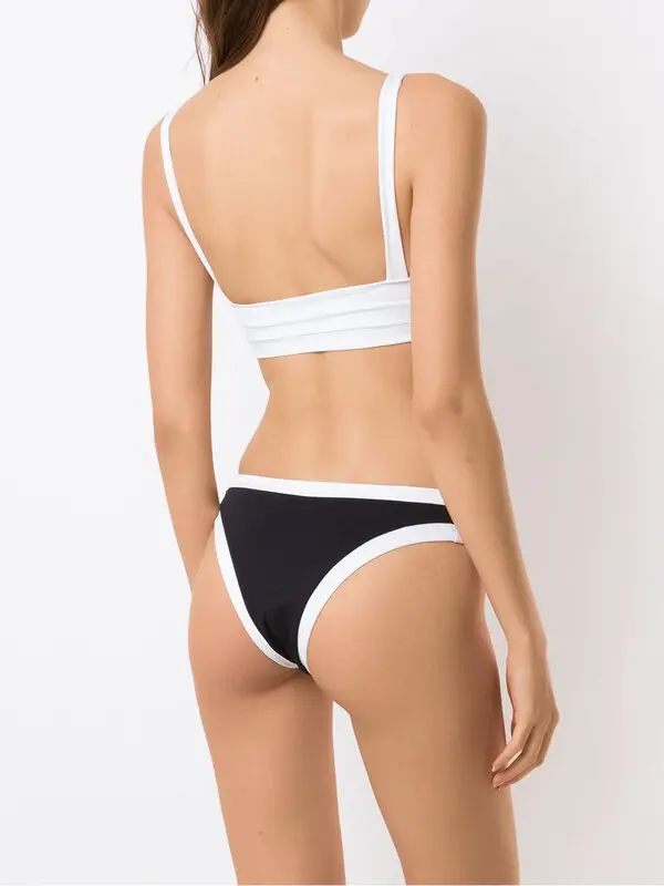 AMIR SLAMA Two-tone Bikini Set