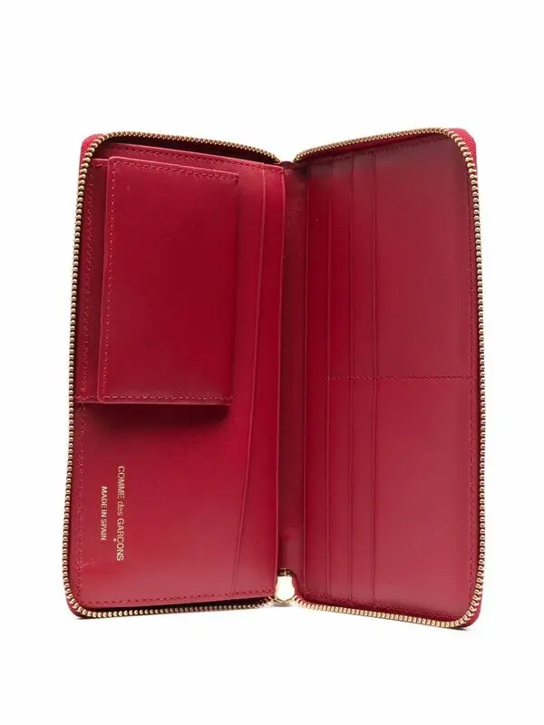 Comme Des Garçons Zip Around Continental Wallet - Red