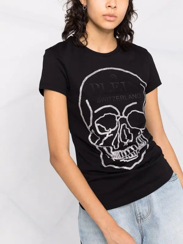 Philipp Plein Skull Logo Print T-shirt