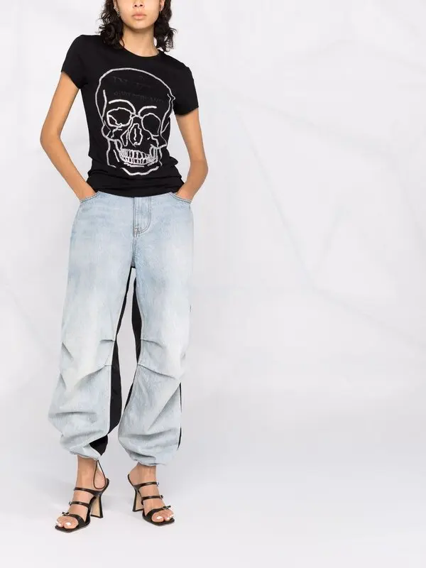Philipp Plein Skull Logo Print T-shirt