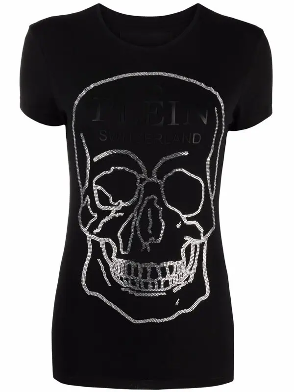 Philipp Plein Skull Logo Print T-shirt