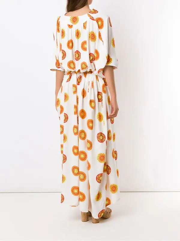AMIR SLAMA Printed Oversized Dress
