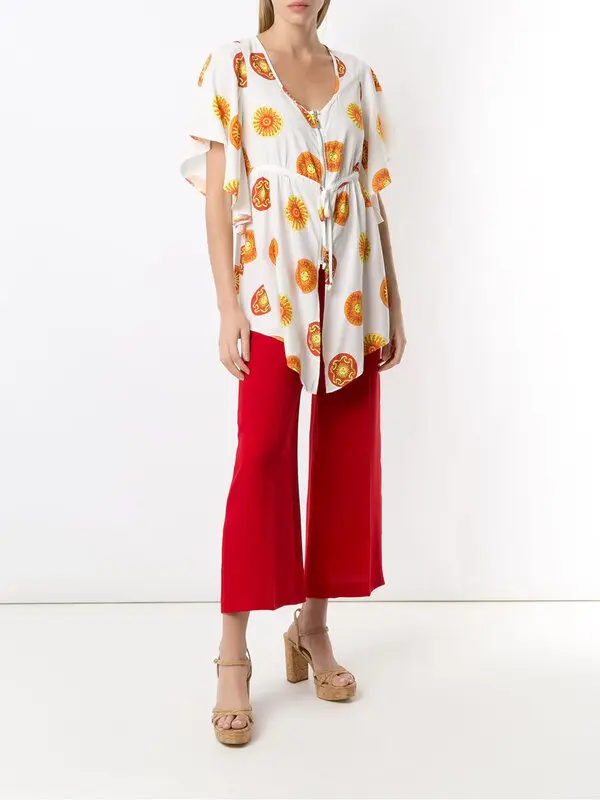 AMIR SLAMA Printed Blouse