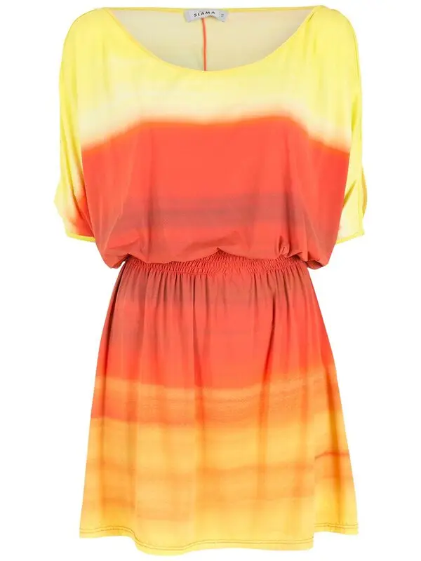 AMIR SLAMA Gradient Mini Dress