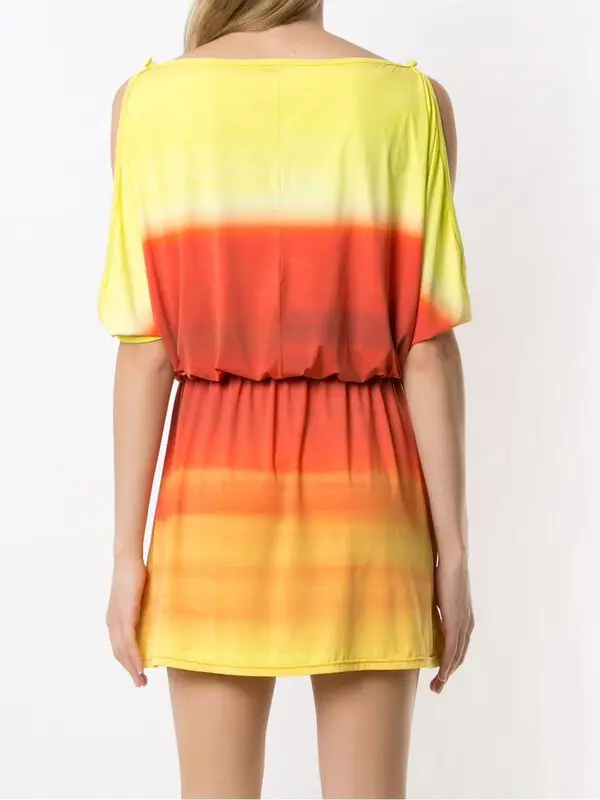 AMIR SLAMA Gradient Mini Dress