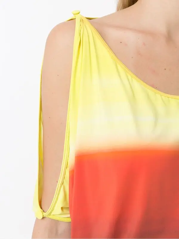AMIR SLAMA Gradient Mini Dress