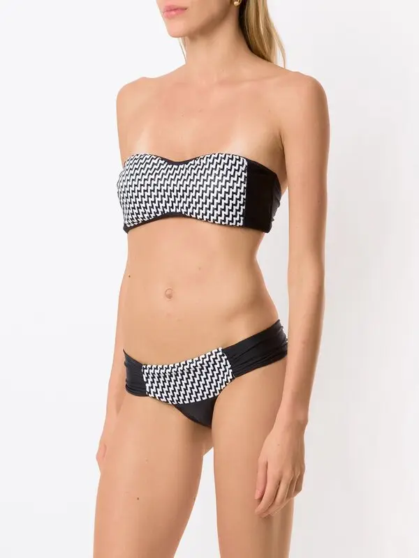 AMIR SLAMA Print Two Piece Bikini Set