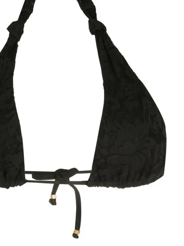 AMIR SLAMA Textured Triangle Bikini Set
